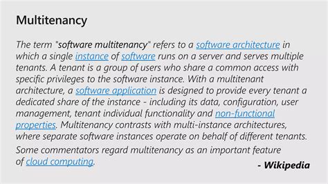 Architecting Multitenant Saas Applications With Azure Microsoft Ignite The Tour Pdf