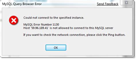 Fixing The Error Host Xxxxxxxxx Is Not Allowed To Connect To This