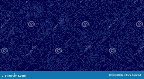 Topographic Map Patterns Dark Topography Line Map Outdoor Vector