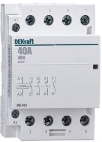 Контактор модульный МК-103 4НО 40А 230В DEKraft 18081DEK | купить в ...