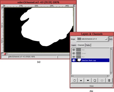 GIMP Advanced Guide 4 1 3 Making Channel Masks Visible