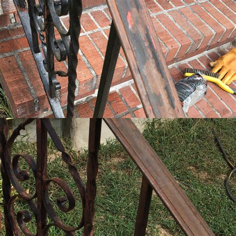 How To Strip And Repaint Metal Railing At Joshua Mayes Blog