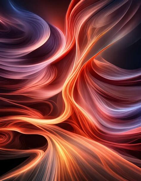 Premium Photo Vibrant Liquid Fluid Pattern