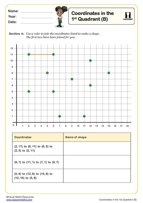 coordinates in the first quadrant b worksheet key stage 2 pdf