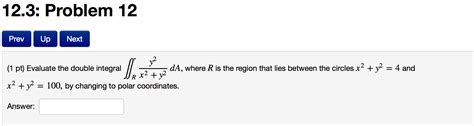 Solved Evaluate The Double Integral Double Integral R Chegg