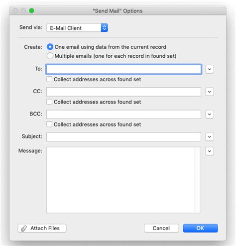 Automating Emails Using FileMaker 18 S Send Mail Script Step