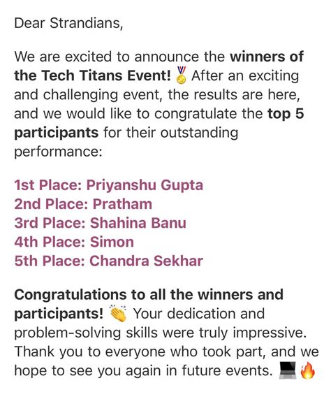 Techtitans Achievement Technology Innovation Problemsolving