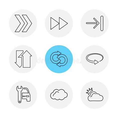 arrows directions pointer arrow user interface arrow stock