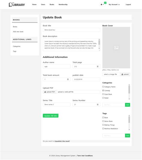 Library Management System Laravel Php By Devsajib Codester