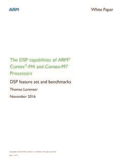 The DSP Capabilities Of ARM M And Cortex M Processors The Dsp Capabilities Of Arm M And