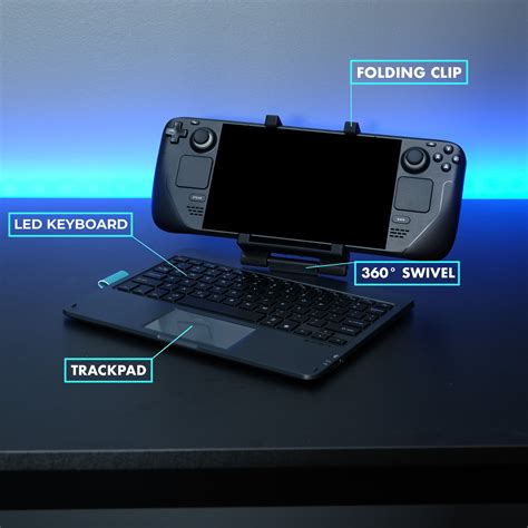 Decktop Steam Deck Keyboard Accessory — Invensic
