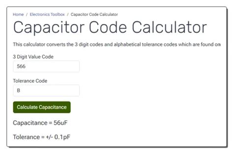 10 Best Free Online Smd Capacitor Code Calculator Websites