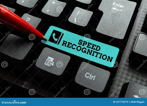 Sign Displaying Speed Recognition Word Written On Interdisciplinary Subfield Of Computational
