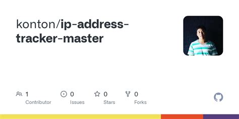Github Kontonip Address Tracker Master