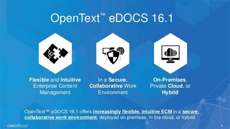 Whats New In Opentext™ Edocs 161