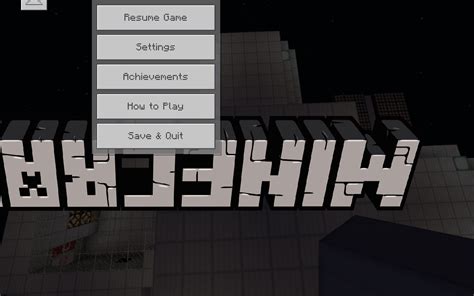 Glitched Pause Menu On Win10 Edition Rminecraft