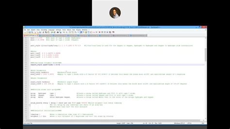 Lammps Script Walkthrough Tip4p Ew Benchmark Youtube