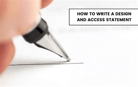 Template Design And Access Statement At Albert Hoopes Blog