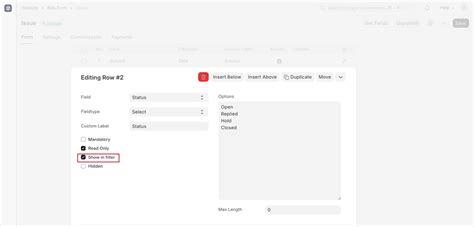 how to add fields above the lists in web form frappe framework