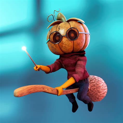 Fgt3d Pumpkin Mage Challenge Fox Renderfarm