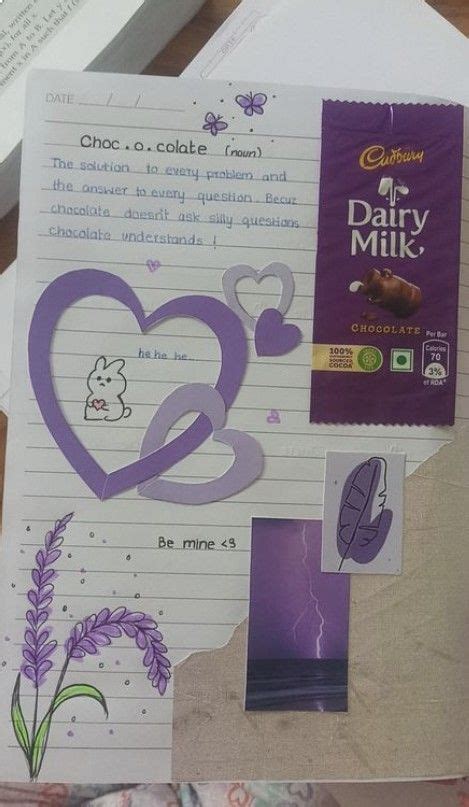 Dairy Milk Notebook With Stickers