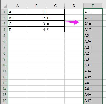 How To Generate Unique Combinations In Excel