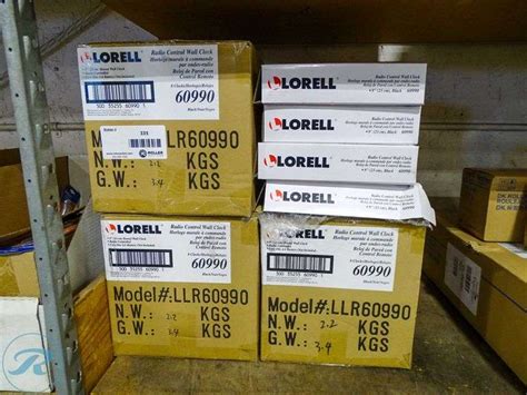 Lorell Radio Control Wall Clocks Roller Auctions