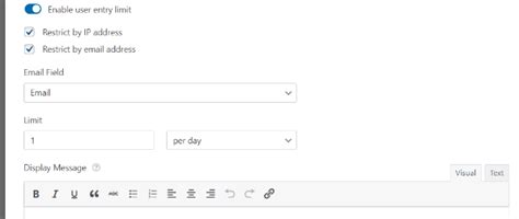 How To Limit The Number Of WordPress Form Entries 4 Ways