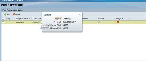 Port Forwarding Cisco Community
