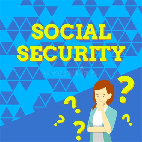 Sign Displaying Social Security Business Approach Government System That Provide Monetary