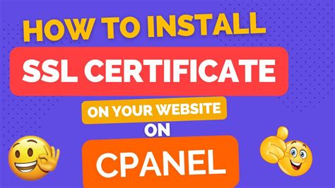 How To Install Ssl Certificate On Your Website In Cpanel Fresh Method