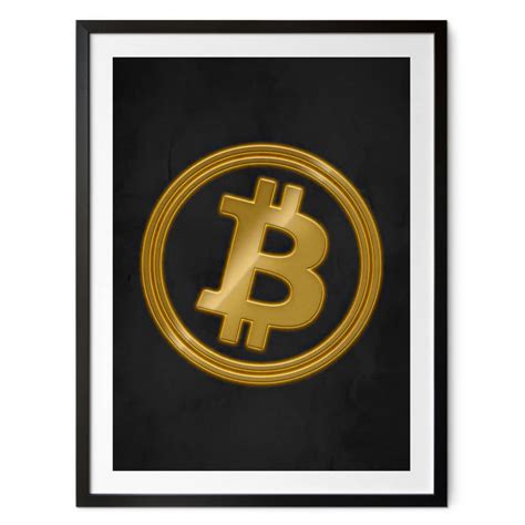 Poster Bitcoin Logo Wall Artnl