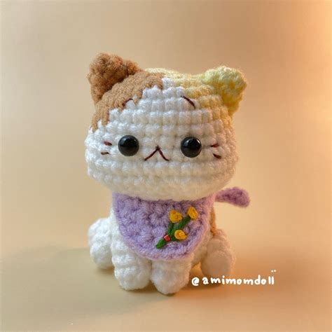 Pdf File แพทเทิร์นลูกเหมียว 5 ลายถักโครเชต์ ส่งทางเมลเท่านั้น Line Shopping