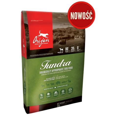 Orijen Tundra - karma dla psa z 80% zawartością mięsa