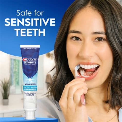 Crest 3d White Advanced Teeth Whitening Toothpaste Arctic Fresh 49 Oz Kroger