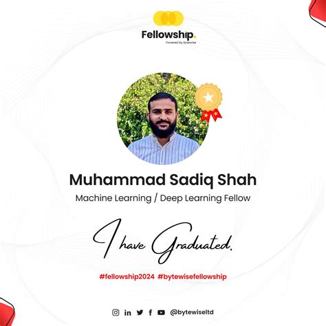 Muhammad Sadiq Shah On Linkedin Bytewisefellowship Fellowship2024