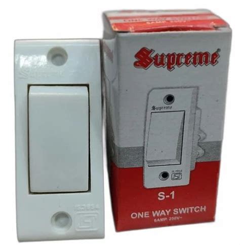 6 Switch White At Rs 10 50 Piece In Kolkata ID 2850574255833
