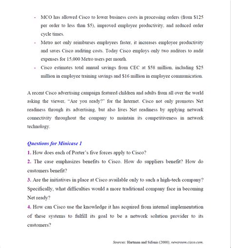 Solved Case Study Cisco Cisco Employee Connection CEC Chegg Com