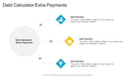 Debt Calculator Extra Payments PowerPoint Presentation And Slides SlideTeam