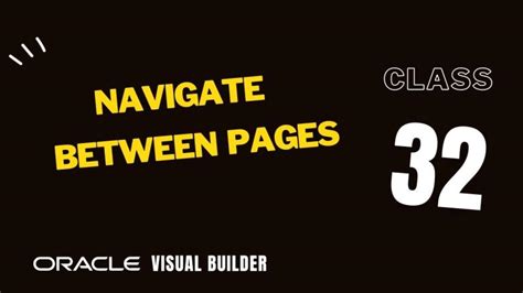 Beenum Learning On Linkedin 32 Navigate From One Redwood Page To Another In Oracle Visual Builder