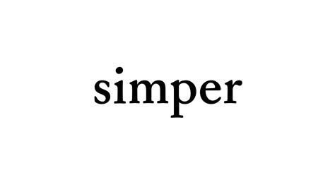 Simper Flowery Dictionary