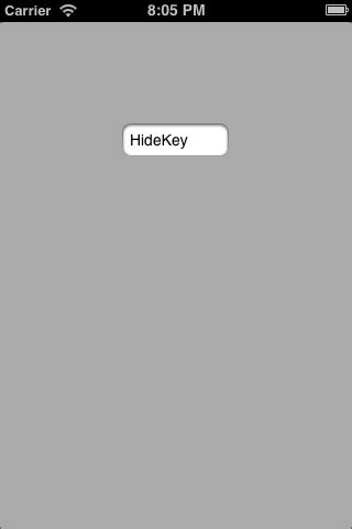 Sample On Hiding Keyboard In IOS MindStick