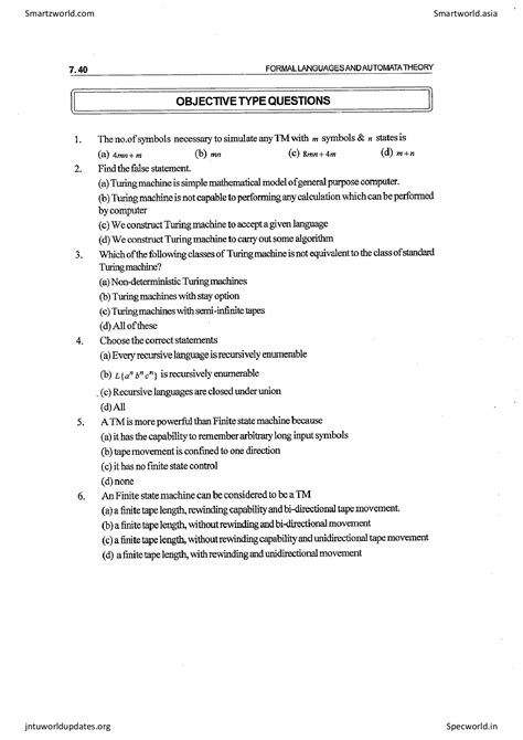 Formal Languages And Automata Theory Complete Notes Krithi4443 Page