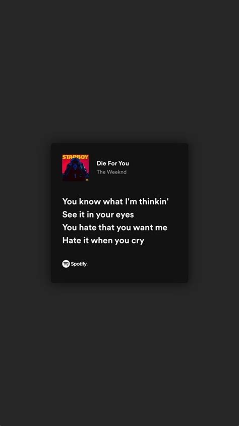 The Weeknd Spotify Lyrics Artofit