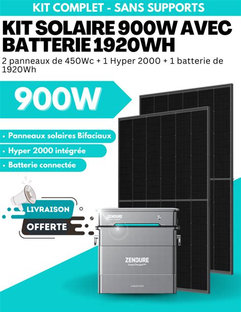 Batterie Pour Panneau Solaire Plug And Play Large Choix En Ligne Sur Solusun Fr