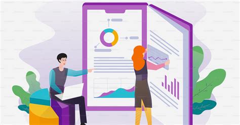 현대적인 평면 디자인의 비즈니스 일러스트레이션 벡터 Unsplash의 데이터 이미지