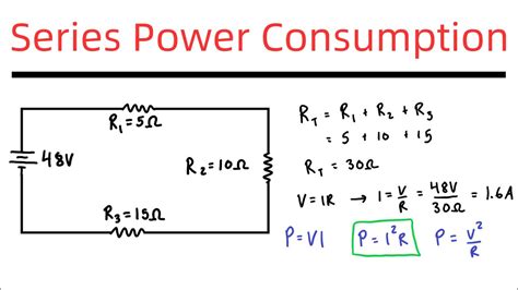 determine the power consumed in a series circuit engineer4free the