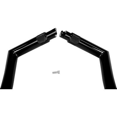 Fbi Fat Baggers Black 12 Ez Install Pointed Handlebars Harley Fltr 15