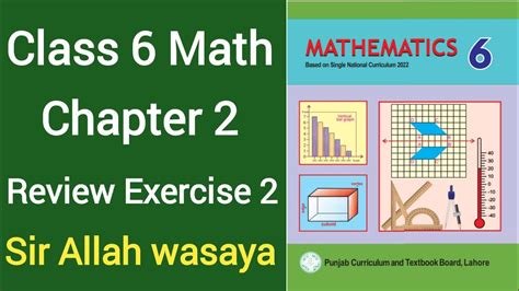 Class 6 Math New Book Chapter 2 Review Exercise 2 Class 6 Math New