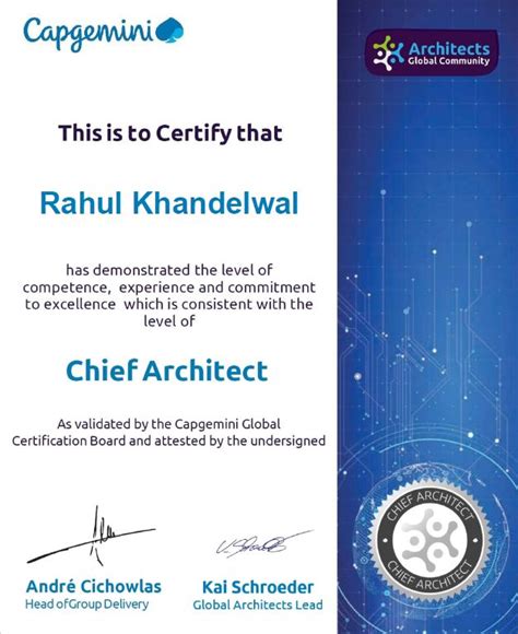Rahul Khandelwal On Linkedin Capgemini Architect Capgeminiindia